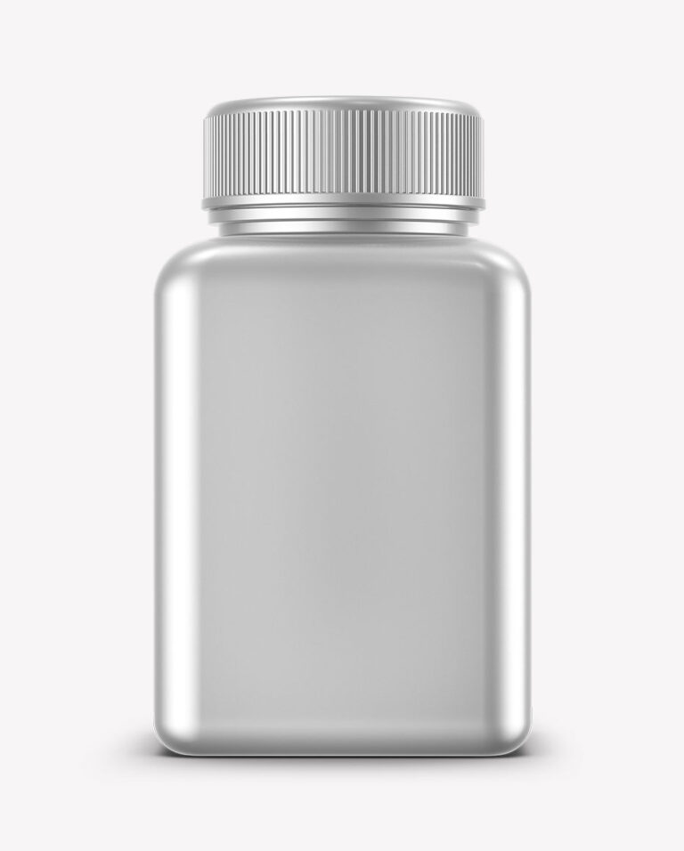 Ghee Glass Jar Mockup – Blue Mockups