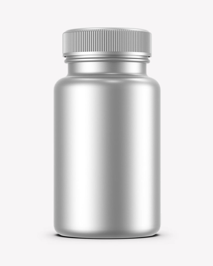 Jar Mockup | Metallic – Blue Mockups