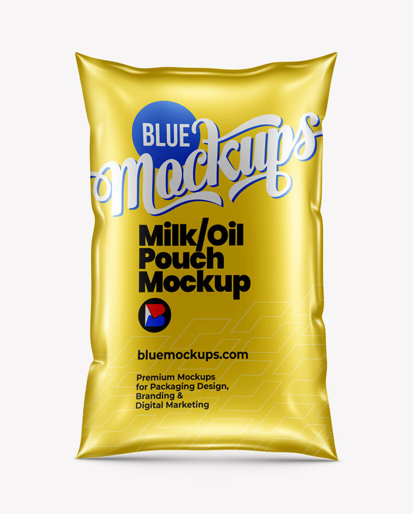 Sack Bag Mockup – Blue Mockups