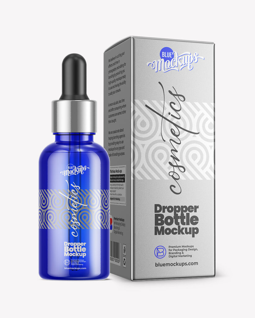 Dropper – Blue Mockups