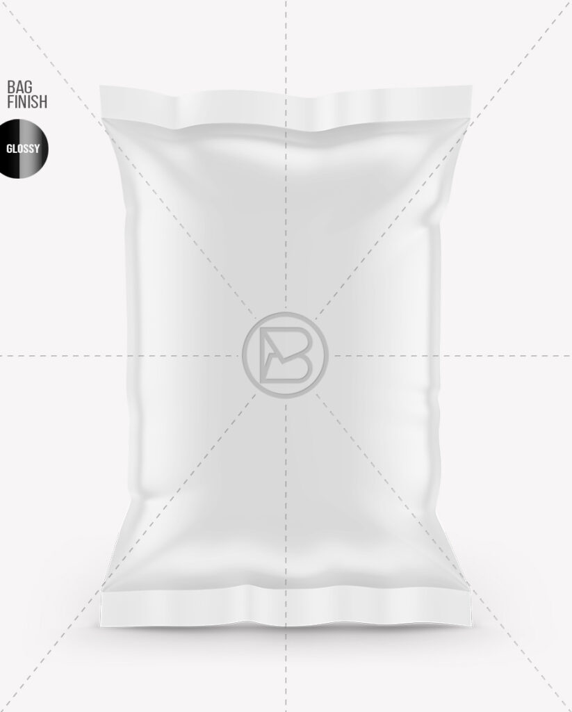 Oil Pouch Mockup | Glossy – Blue Mockups