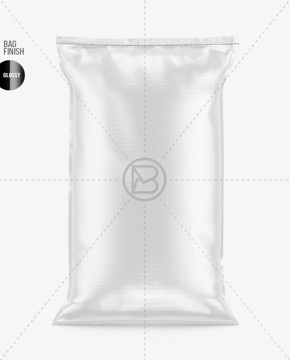 Sack Bag Mockup Polypropylene Blue Mockups